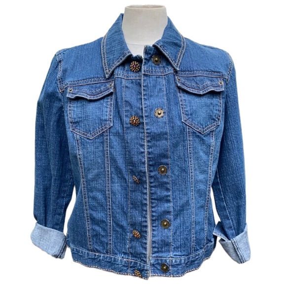 Nancy Bolen | Jackets & Coats | Denim Jacket By Nancy Bolen Excellent ...